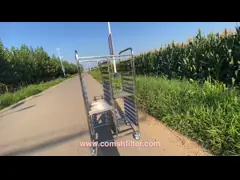 China 15 Tiers Stainless Steel Bakery Rack 300kg Load Bakery Tray Trolley for sale