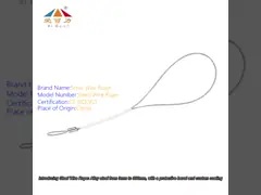 Alloy steel Wire Rope 3mm  - 300mm Diameter With Protective Bevel Custom Coating