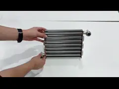 Scambiatore di calore per scaldabagno per design standard da 13-16L con rame di alta qualità C1220 e pressione nominale di 0,8 MPa