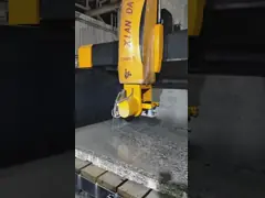 China Professional 5-Axis CNC Bridge Cutting Machine with 3400x2000mm Worktable and 0°-360° Head Rotation for Precision Stone Cutting for sale