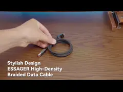 ESSAGER ES-X74 7A PD100W Usb to Type C Fast Charging Data Cable Digital Display