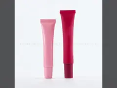 Pink Red Plastic Tube