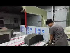 China Manual Vertical Foam Cutting Machine with 7760mm Blade and 1200mm Cutting Height - HXW-LQ-4L Model for sale