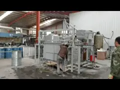China 48kw Semi Automatic Batch Foaming Machine For Making Square Foam Block for sale