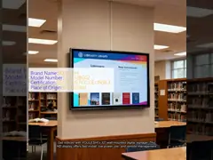 32 Inch Fast Installation & Commercial-Grade   Wall-Mounted Digital Signage   HD  Low Power Use