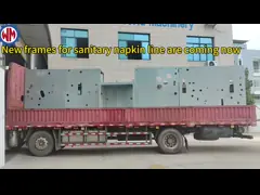 New frames for sanitary napkin making machine are coming