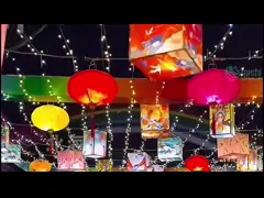 Traditional Chinese Festival Nezha Lantern for Outdoor Light Exhibition