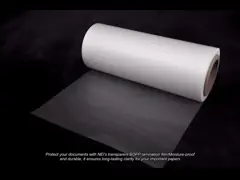 Transparency Lamination Film Moisture Proof for Long-Lasting and Clear Protection of Your Important Documents