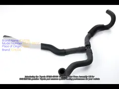 87209-58151 Toyota Silicone Water Hose Assembly OE For GGH20