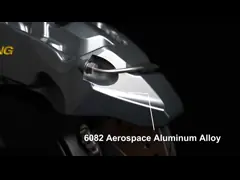 China TEI Big Brake Caliper Kit S-X One-piece Forged 10 Piston Brake Caliper 400mm/410mm/420mm Disc Front BBK for Porsche Panamera for sale