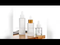 Large Shampoo Bottles Blank Glass