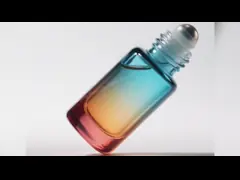 China 15ml Eye Glass Roller Bottles with 2.5cm Width Borosilicate Glass Construction for sale