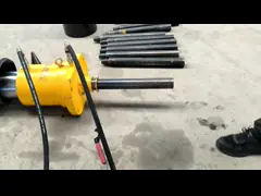 水力発電所のパイプライン爆破装置 ロープ付き引引棒とコンパクトな構造