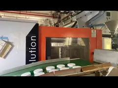 SRSZ-200g Gray Double Wall Plastic Jars Sustainable For Butter Cream Packaging