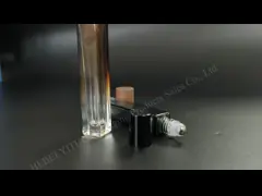 China Screw Top Black Roll On Bottle 6ml Square For Essential Oils for sale