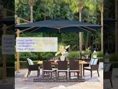 Courtyard Outdoor Sun Shade Umbrellas Waterproof Villa Garden Sun Shades Parasols