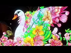 China Outdoor Festivals New Year Swan Lantern With Copper Core Wire for sale