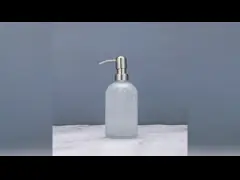 Empty Shampoo Bottles Blank Glass