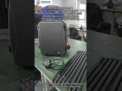 プラスチック製の8チャネルバックパックジャマー 1500MHz - 1700MHz ドローンジャミング装置の導入