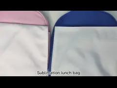 Blank Kids Sublimation Lunch Bag Portable Custom Printing Logo Bento Cooler