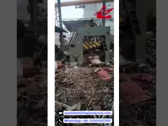 Mini Gantry Shear in Action | Powerful Scrap Metal Cutting Machine