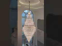 Luxury High-Altitude Living Room Creative Chandelier Hotel Home Decoration Duplex Villa