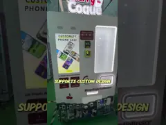 China Convenient 4G/Wi-Fi Network Connection Cell Cell Phone Case Vending Machine for Metal Cases for sale