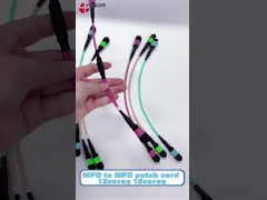 中国 YINGDA 高密度MPO SM OM2 OM3 OM4 高性能ネットワークソリューションのための光ファイバーパッチケーブル 販売のため