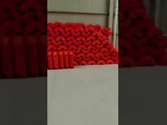 Orange HDPE Pipe Floater with Hot Galvanised Connection and PU Foam Filled for Buoyancy Support