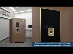 China Eco-Friendly Paint Commercial Safe Box with Hidden Box and 10mm Door Thickness for sale