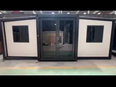 Customizable Terrace Makes Installation Easy and Fast for Expandable Double Wing 20 FT Container House