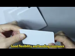 China DIY Personalized Double-Sided Printable Sublimation Plastic Business Card Blanks Custom Name Card for sale