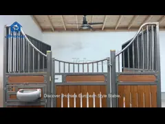 Equestrian Roof Prefabricated Free European Horse Stalls Farm Stables Equipment