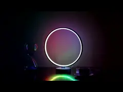 China 85V - 265V Round Bedside Table Lamp 2700K Mood Lighting Table Lamp For Home Party for sale