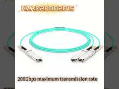 Cina Cavo ottico attivo InfiniBand HDR QSFP56 a 2x QSFP56 da 200 Gbps MFS1S50-H015V di Mellanox per il trasferimento dati ad alta velocità in vendita