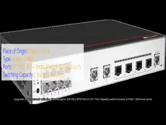 CloudEngine 8*10/100/1000BASE-T Ethernet Ports(PoE+),2*10/100/1000BASE-T Ethernet,4*10GE SFP+ S5735-L8P2T4X-A-V2