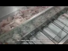 Octopus Multi-head Weigher 7 Head Flip Type Combination Scale Seafood Back Seal Bag Packing Machine