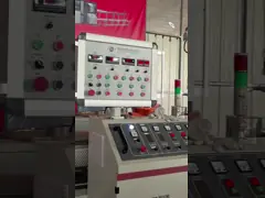 Conical Twin Screw PVC Pipe Extruder with Vacuum Calibration System for Supply and Drainage