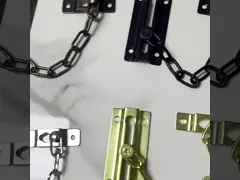China Home Hotel Double Lock Door Latch Polished 8~12mm Sliding Door Lock for sale