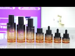 GL017 15ml 20ml 40ml 50ml 100ml 120ml 150ml Custom Color Luxury Glass Dropper Bottle For Face Essence