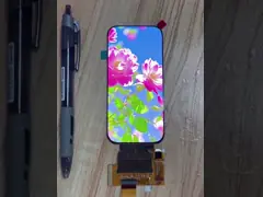 Schermo AMOLED da 4,45 pollici con risoluzione Ultra HD 568X1210 e luminosità di 600 cd/m² per giochi e uso all'aperto