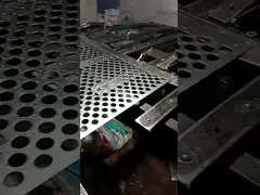 Metallo galvanizzato perforato dimensione su misura dei pannelli di rivestimento del metallo e strato degli ss