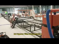 Made in china gypsum ceiling tiles making machine