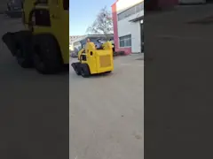 China Compact Skid Steer Loader SNSC JC25 380kg Load Capacity With Kubota Yanmar Engines Option for sale
