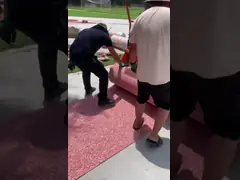 Time-Saving Semi-Prefabricated Athletic Track Roll | Reduces On-Site Labor & Installation Cost