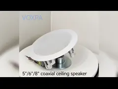 China 100V 6 Ceiling Speakers ABS Surround Sound Speakers Flush Mount for sale