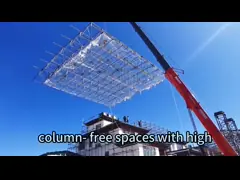 China Large Span Steel Structure Stadium Rustproof High Strength Steel Space Frame Structure for sale