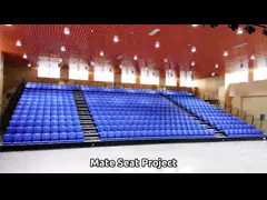 China EN12727 Certified Customizable Lightweight Plastic Stadium Seating and Stadium Plastic Chairs for Durable Comfort for sale