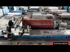 China PU Rubber Press Roll Section Rubber Covered Rolls For Paper Machine for sale