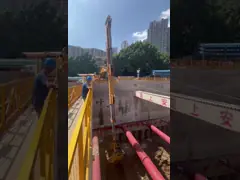 Brazo telescópico de excavadora de 30 metros